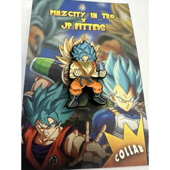 Other | Pinzcity Dragon Ball Z Goku Ssb Scare Bear Super Saiyan Blue ...